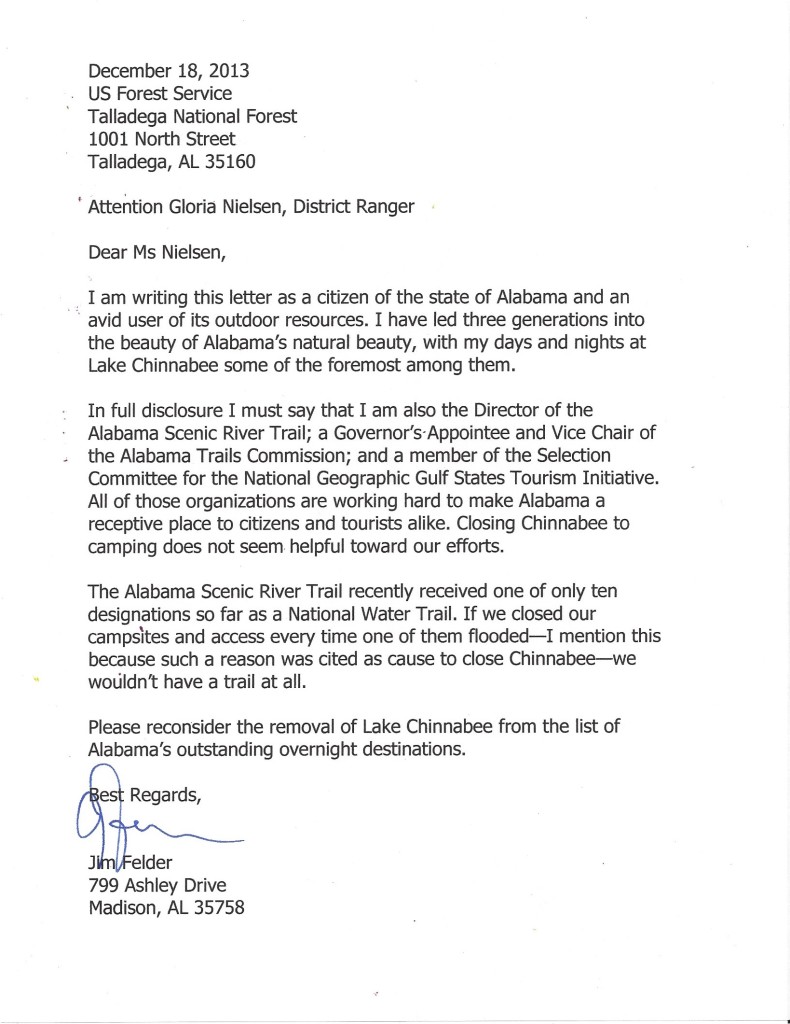 Alabama Sierra Club Protests Forest Service Proposal to Close Lake ...